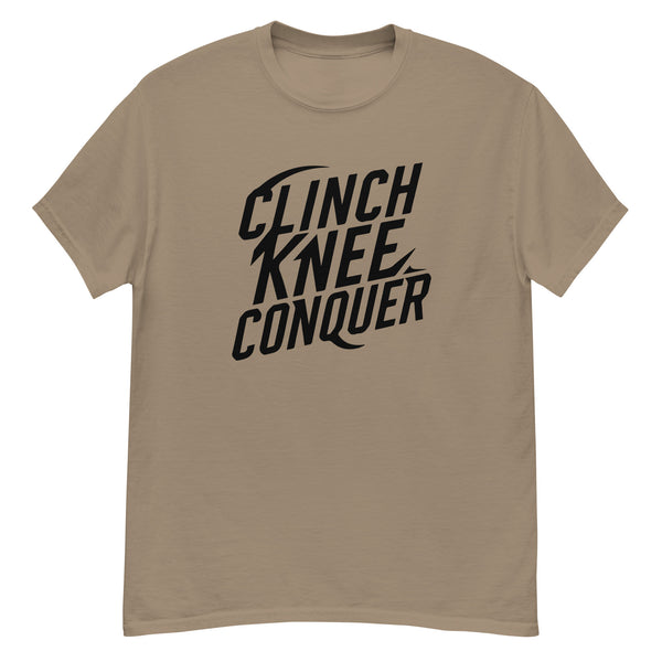 CLINCH KNEE CONQUER The Muay Thai Way Tee - Black - Pu'u Muay Thai